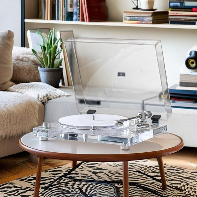 Clear Acrylic Turntable: Modern Elegance in Record Players | tpaigcs